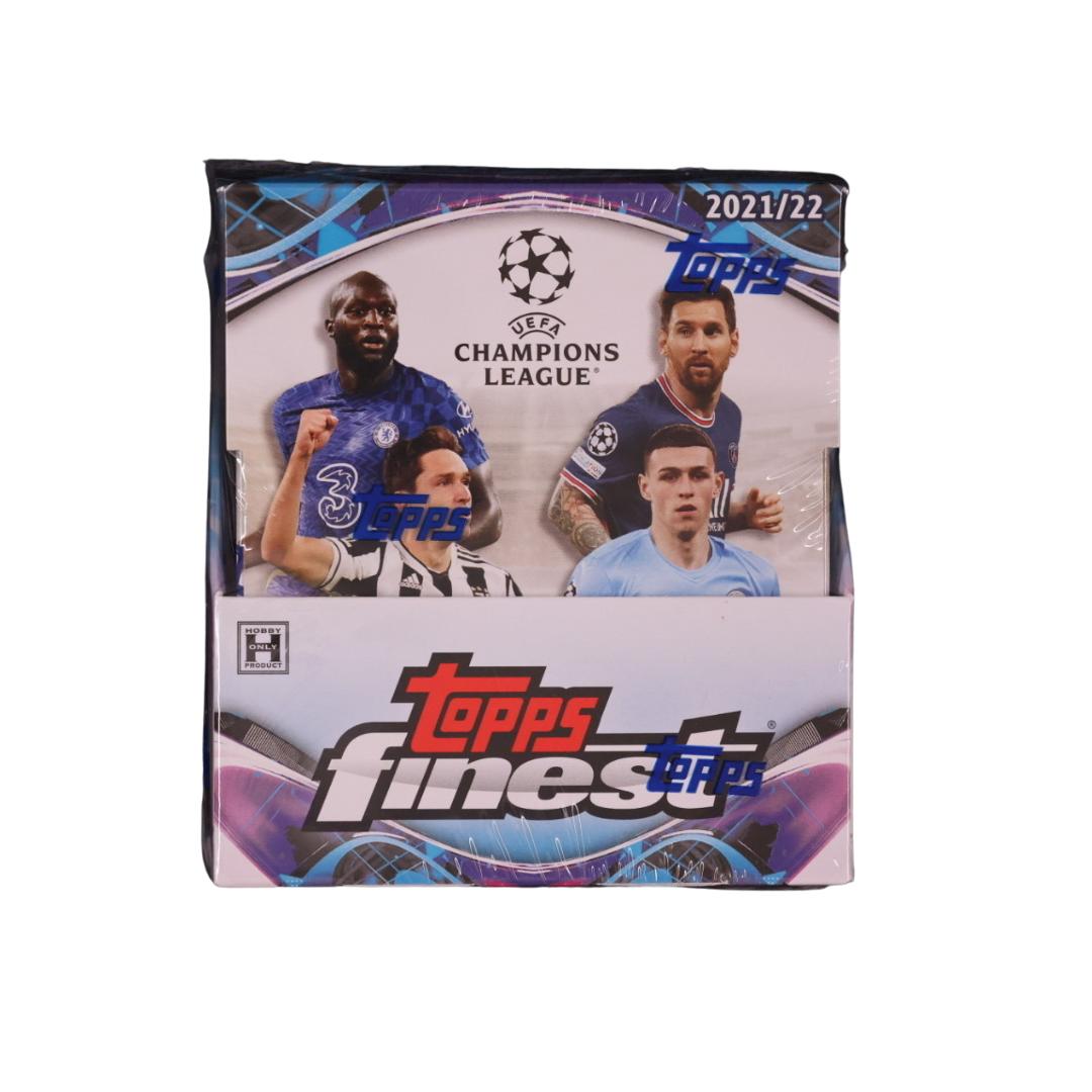 2021/22 Topps Finest UEFA Champions League Soccer Hobby 8 Box Case